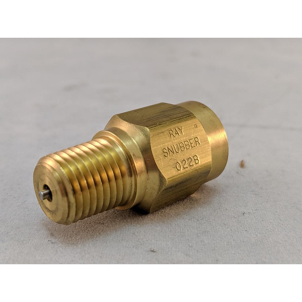 Ray Piston Snubber 1/4" NPT Brass | PressureWorx